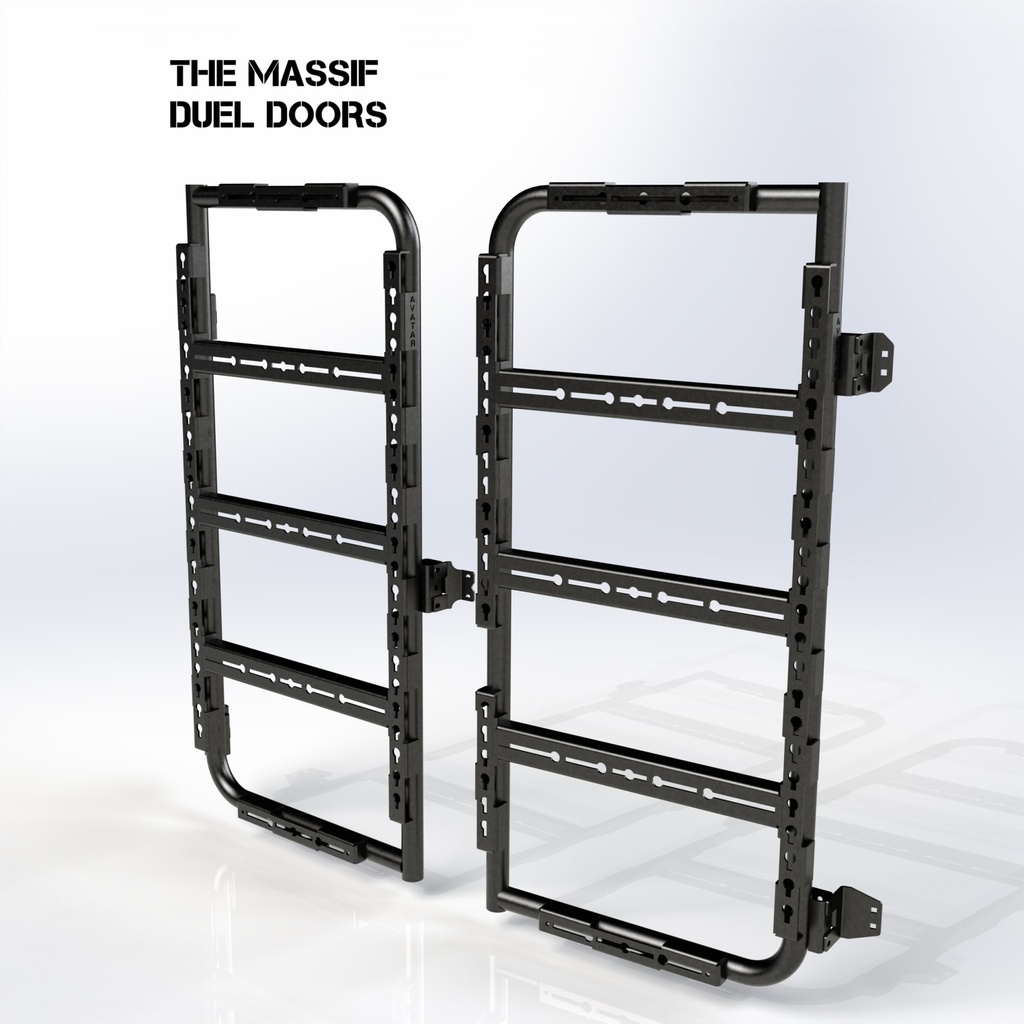 Avatar Offroad - Massif Rear Door Carrier | Sprinter | Overland Design ...