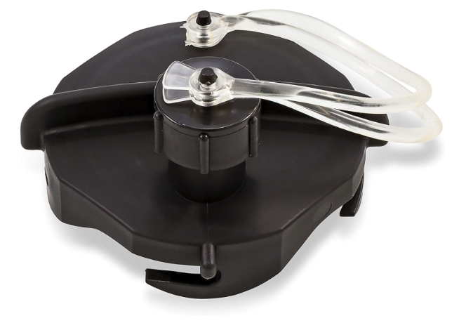 Grey Water Discharge Cap with Hose Connection | Overland Design-Build